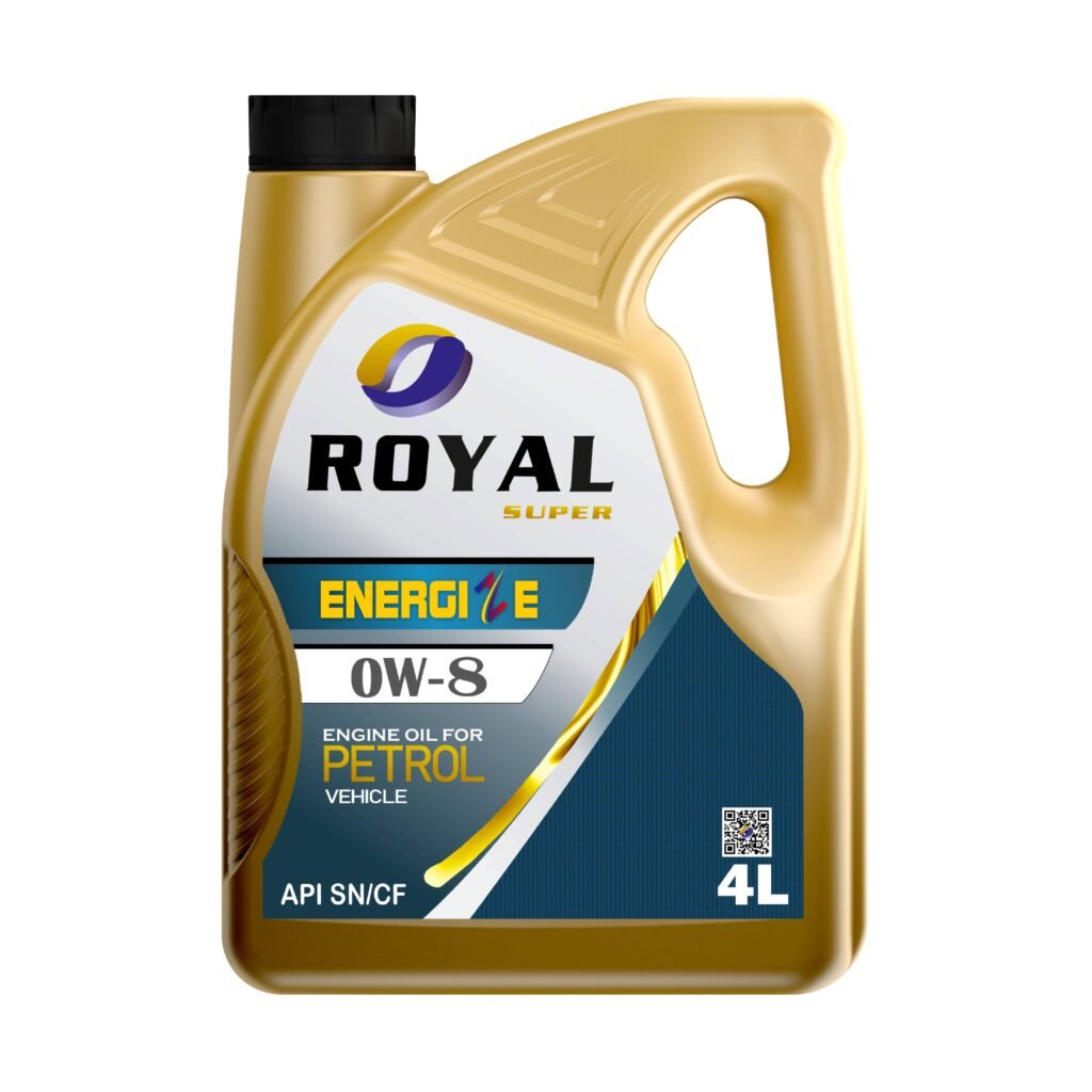Royal Super Lubricants Engine Oil 0W-8 API SN/CF for Petrol Vehicle 4 ...