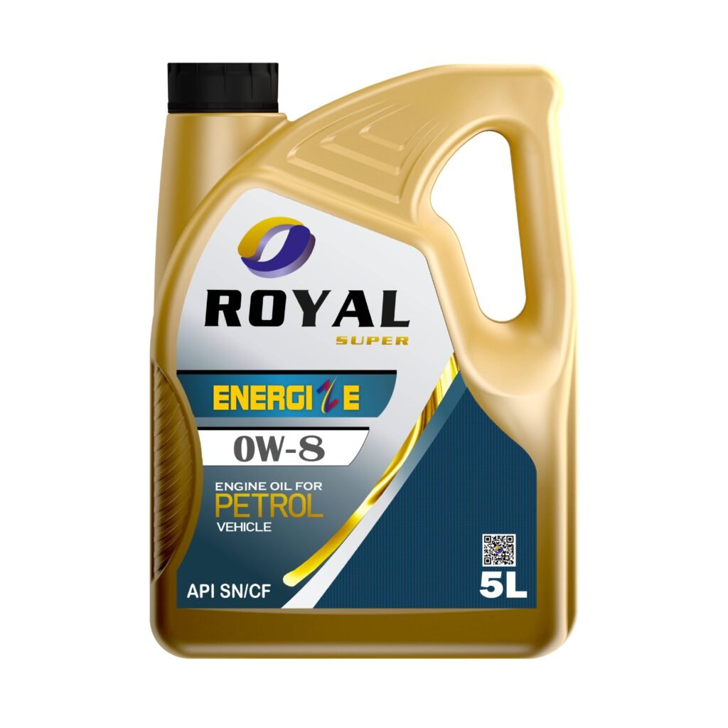 Royal Super Lubricants Engine Oil 0W-8 API SN/CF for Petrol Vehicle 5 ...
