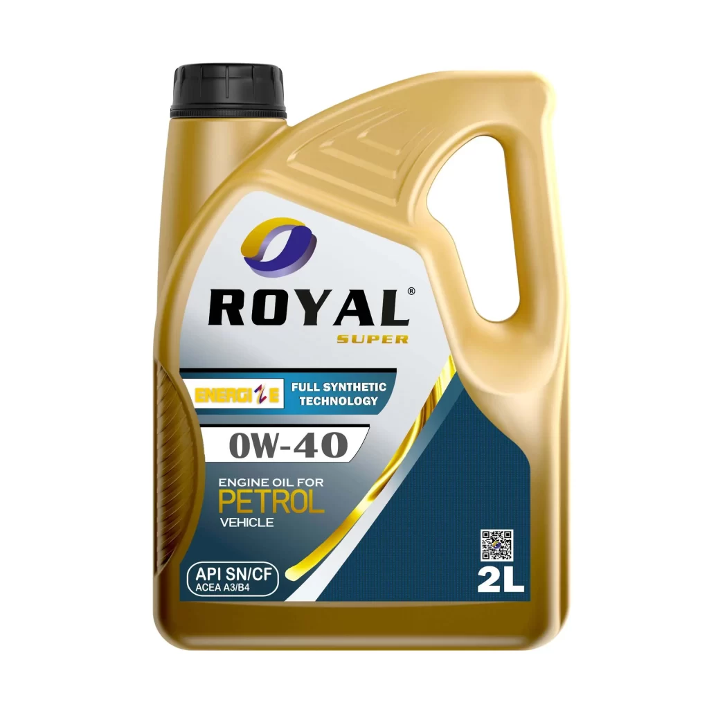 Royal Super Lubricants Engine Oil 0W-40 API SN/CF for Petrol Vehicle 2 ...