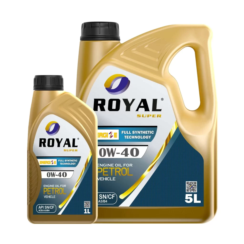 SAE 0W-40 SN/CF (ACEA A3/B4) - Royal Super Lubricants Manufacturer UAE