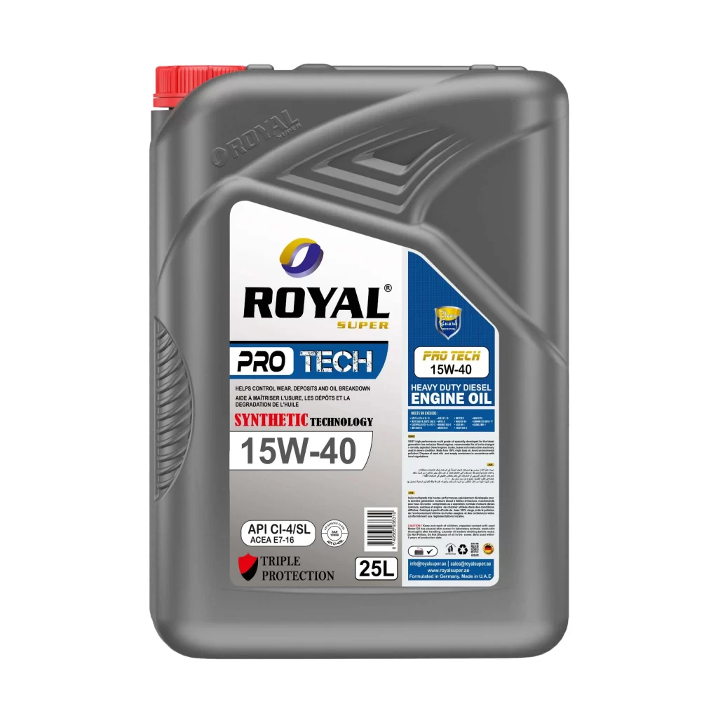 Royal Super Lubricants engine oil 15W-40 API CI-4/SL for Diesel Vehicle ...