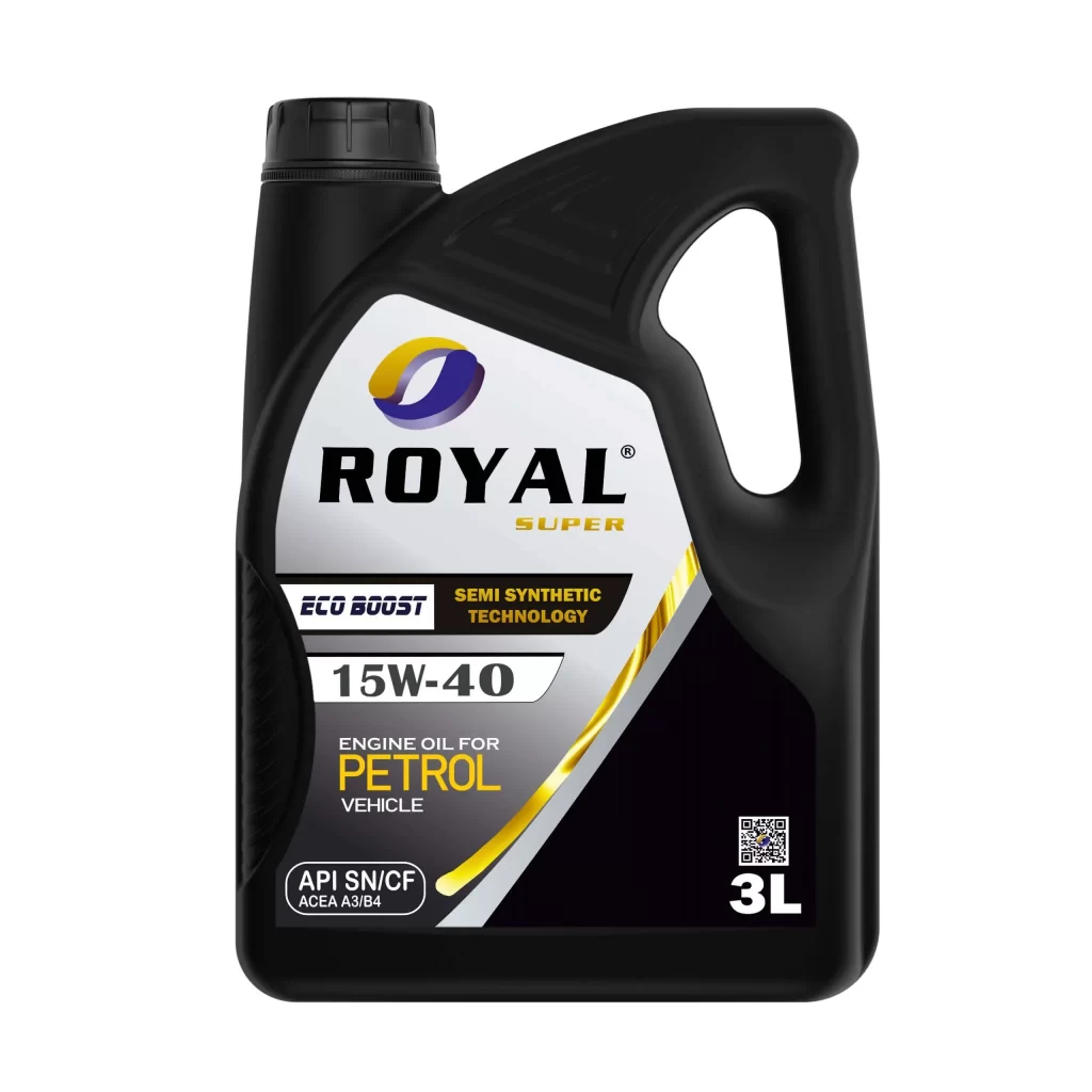 Royal Super Gasoline Engine Oil 15W-40 API SN/CF 3 Liter - Royal Super ...