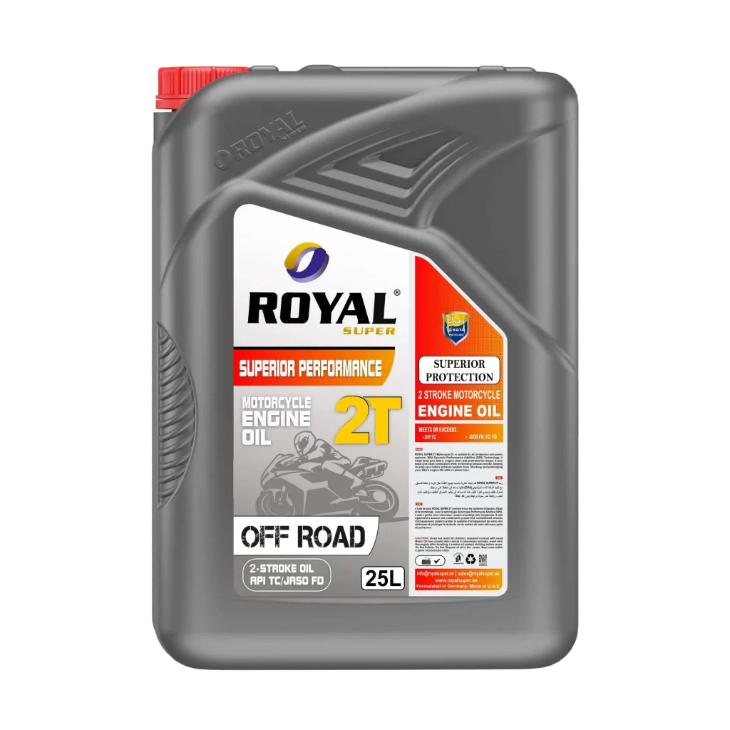 Royal Super 2-stroke Motorbike Oil API TC / JASO FD (2T) 25 Liter ...