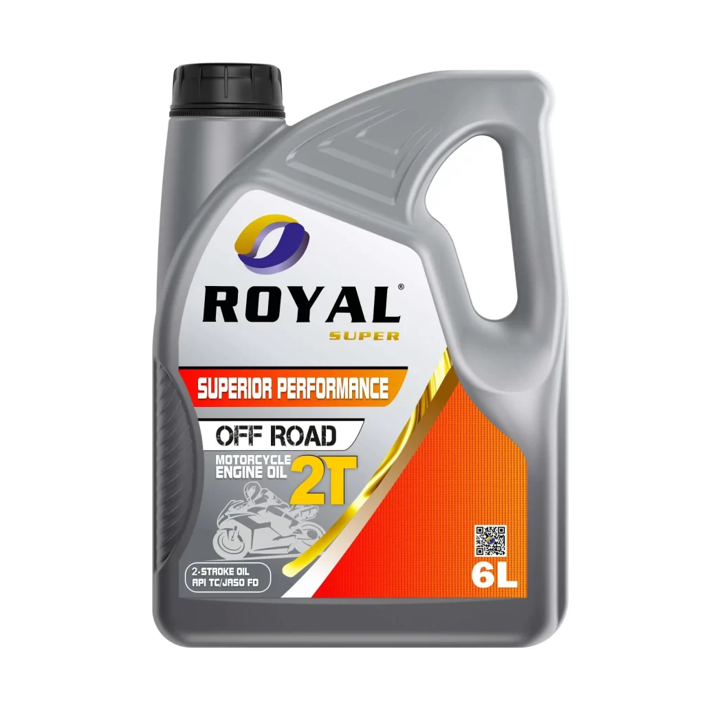 Royal Super 2-stroke Motorbike Oil API TC / JASO FD (2T) 6 Liter ...