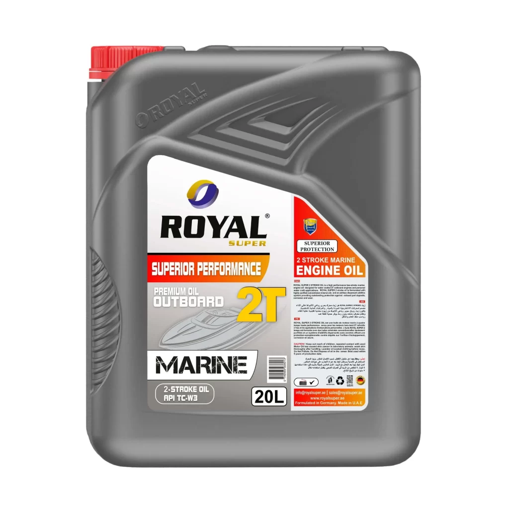 Royal Super 2-stroke Marine Oil 2T API TC-W3 20 Liter - Royalsuper.ae ...