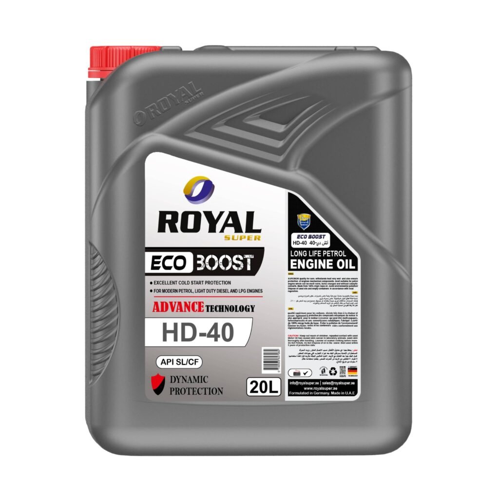 Royal Super Lubricants engine oil HD 40 API SL/CF for Petrol Vehicle 20 ...