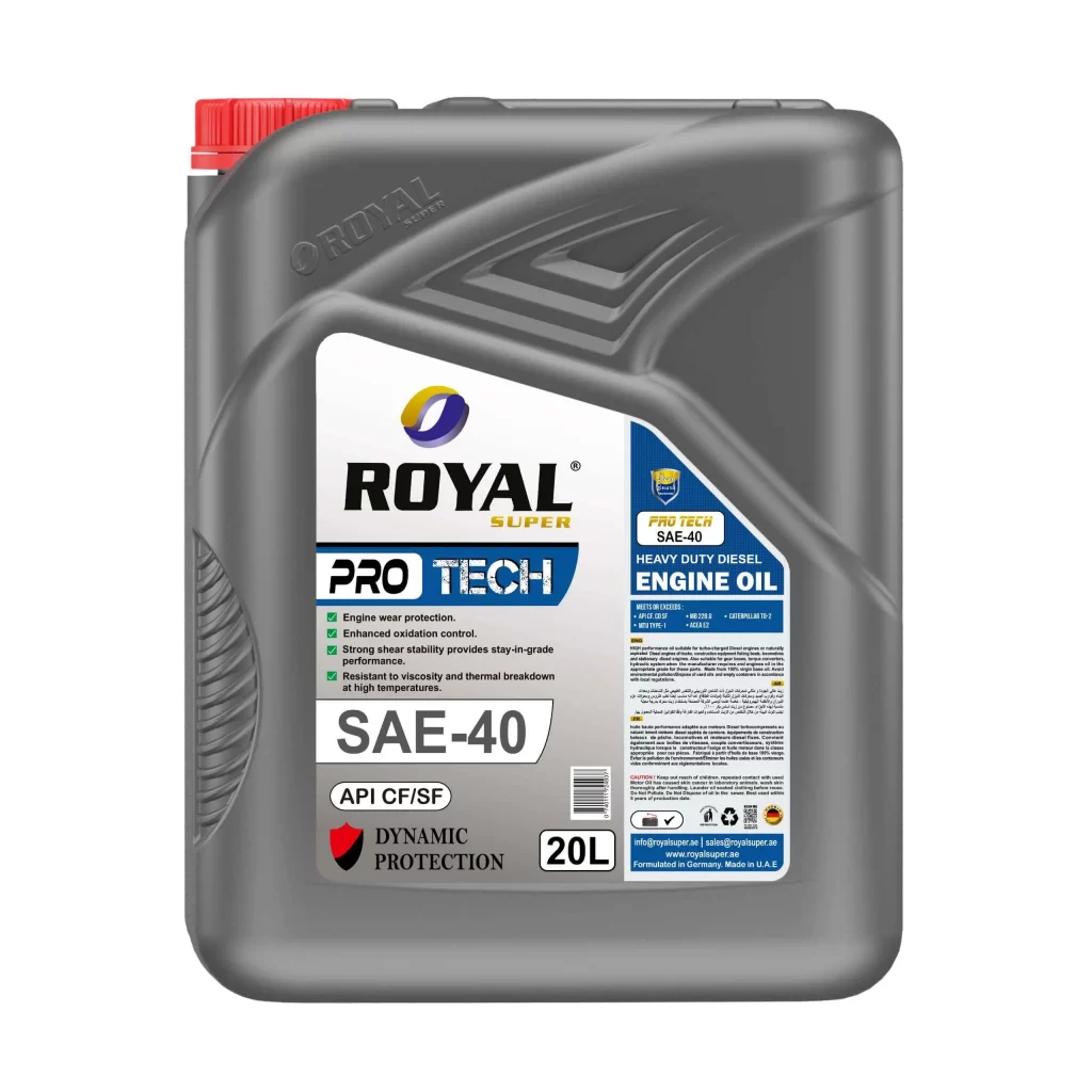 Royal Super Lubricants Engine Oil SAE 40 API CF/SF for Diesel Vehicle ...