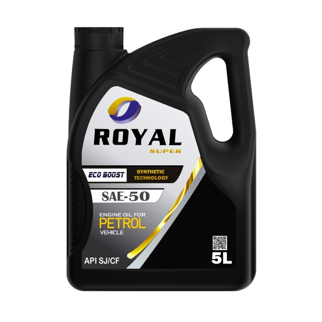 Royal Super Lubricants Engine Oil SAE 50 API SJ/CF for Petrol Vehicle 5 ...