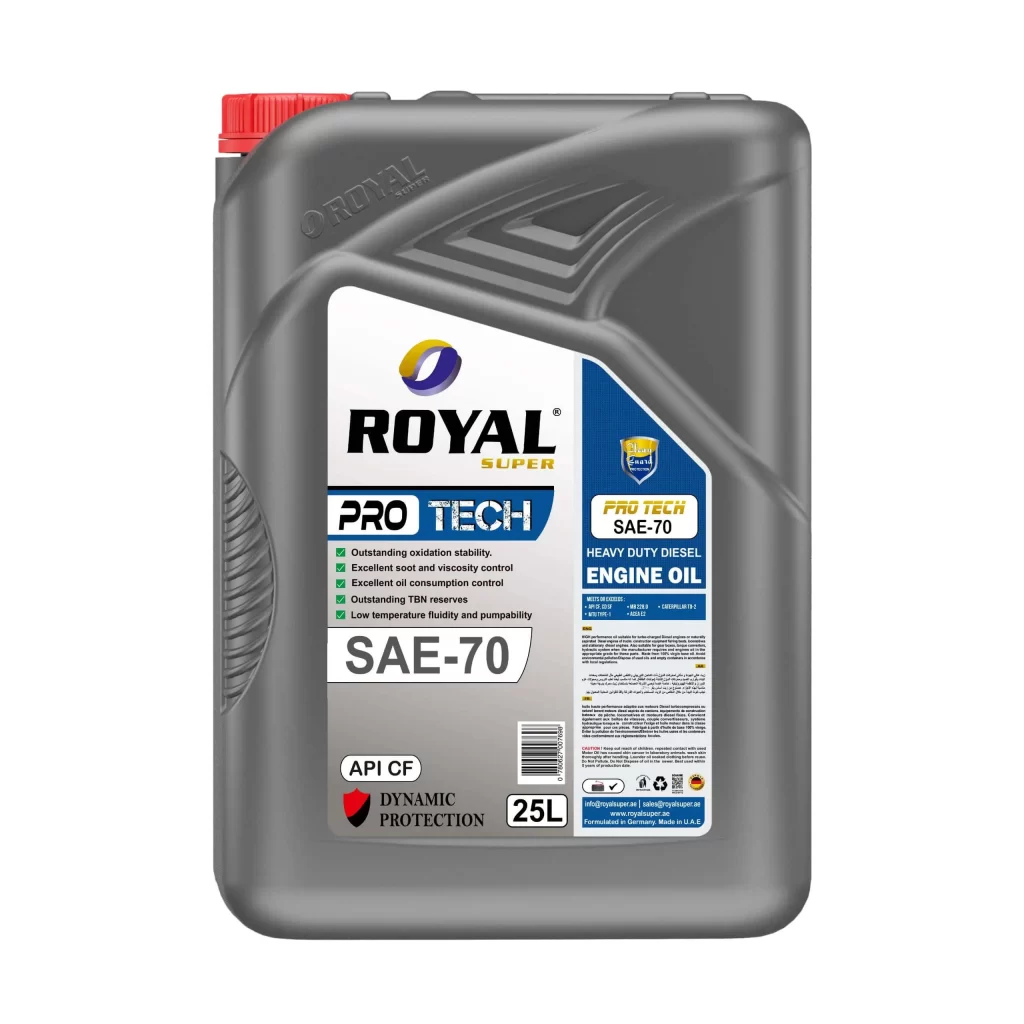 Royal Super Lubricants engine oil SAE 70 API CF for Diesel Vehicle 25 ...
