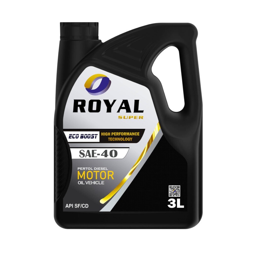 Royal Super Petrol & Diesel Engine Oil SAE 40 API SF/CD 3 Liter - Building
